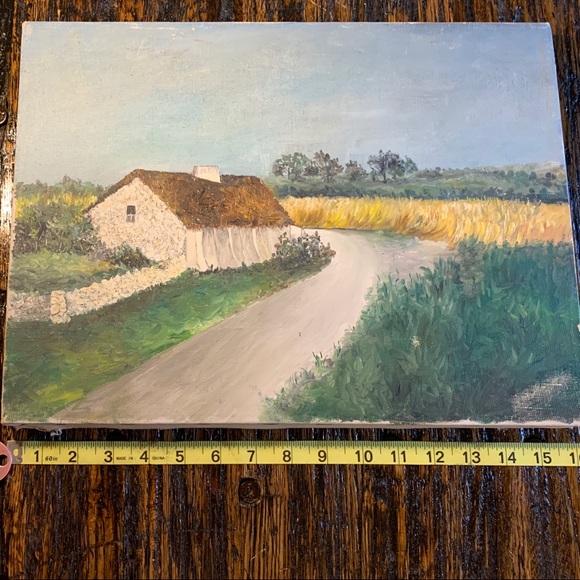 Wall Decor | Acrylic Cottage Cotswold Painting Landscape Cute | Poshmark